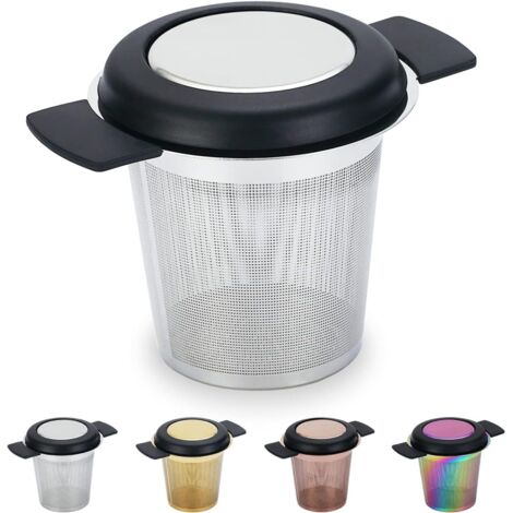 Tee-Ei-Sieb aus Edelstahl, feinmaschige Filter für Tee- und Kaffee-Ei ...