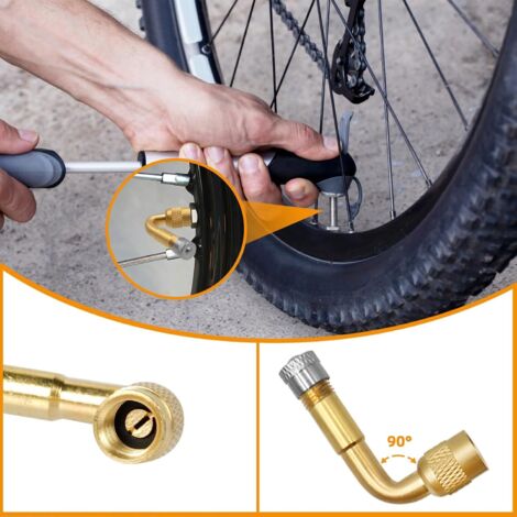 40 Stück Fahrradpumpendüse, DV AV SV Fahrradventiladapter mit ...