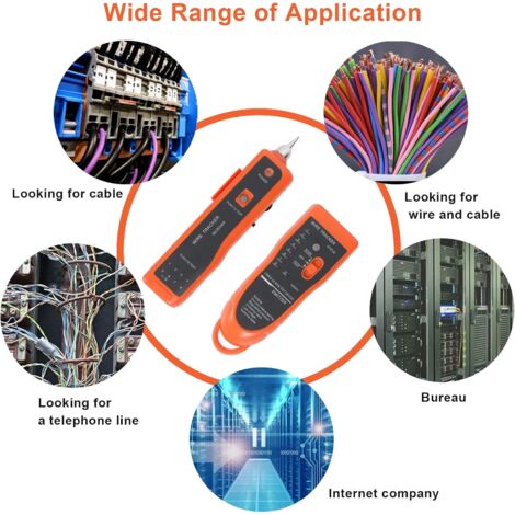 RJ11 RJ45 Cat5 Cat6 Telefonkabel-Tracker Toner Tracer Ethernet-LAN ...
