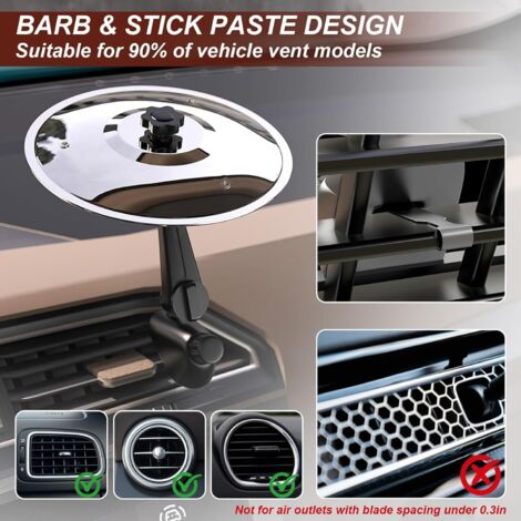 Mini piatti per auto, piatti antiurto per bocchette di ventilazione ...