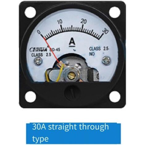 Amperometro analogico CC, amperometro CC ad ago, amperometro analogico ...