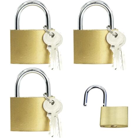 Piezas de candado, candado con llave - Candado de 25 mm - Con 2 llaves ...