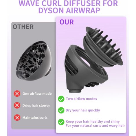 Difusor Wave+Curl para Dyson Airwrap HS01/HS05/HS08 – Boquilla de ...