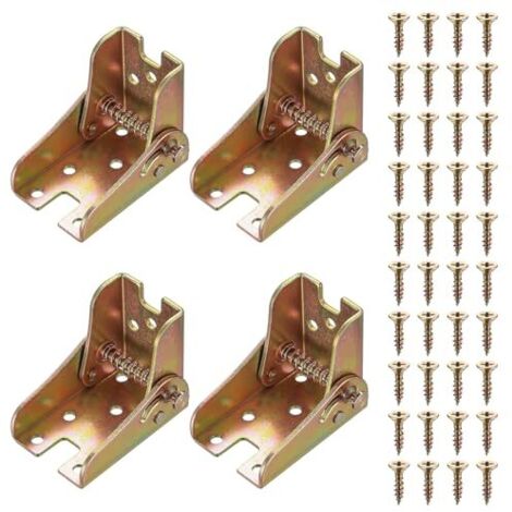 4 bisagras plegables autoblocantes, bisagras plegables de 90 grados ...