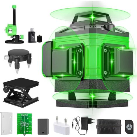 Laser-Wasserwaage, selbstnivellierende vertikale und horizontale Laser ...