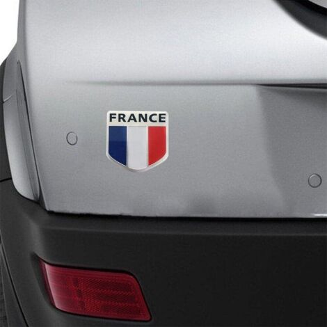 Frankreich-Autoaufkleber, 2 Stück, französische Flagge, 3D-Aufkleber ...