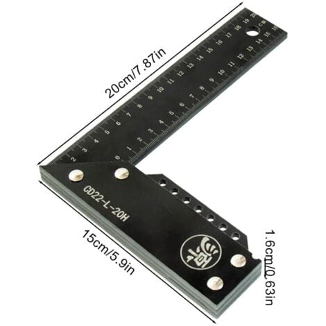 Framing Square, Multifunctional Right Angle Ruler, Carpenter Tools, L ...