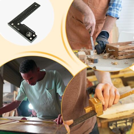 Framing Square, Multifunctional Right Angle Ruler, Carpenter Tools, L ...