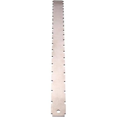 Guitar Neck Notched Ruler, Straight Edge Tool, 16.5 Inches Stainless ...