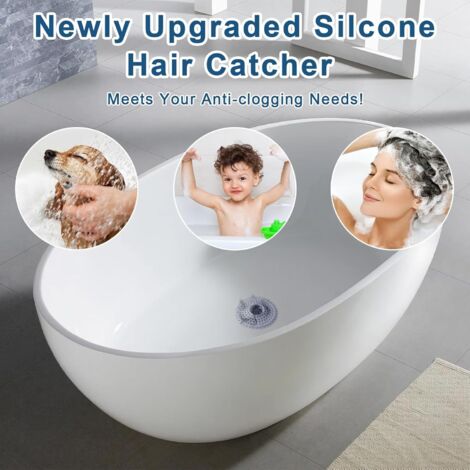Sauntere - Recogedor de pelos de silicona para ducha (3 unidades ...