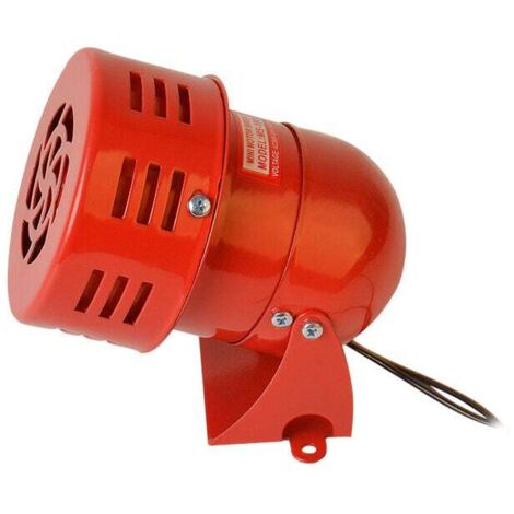 Nazalus - Oferta especial - Sirena de 220 V, sirena de motor roja con ...