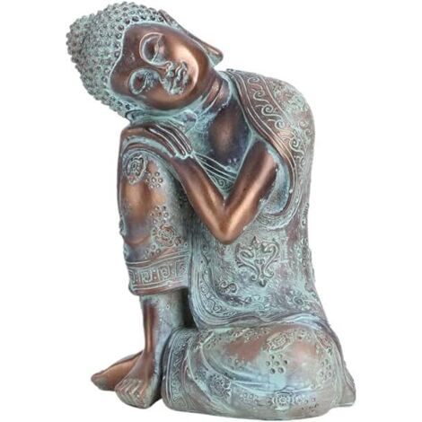Decoración de Buda, Escultura de Buda Durmiente de Resina de Bronce ...