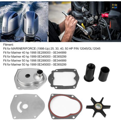 Kit de impulsor, kit de impulsor para motor fueraborda Qiilu de acero ...