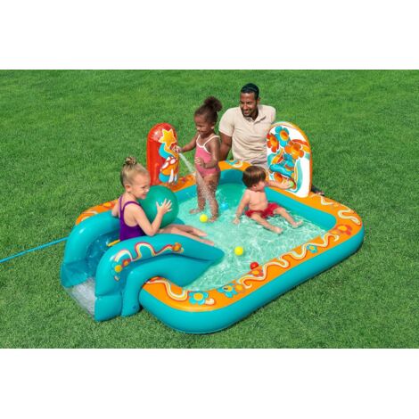 Piscinas y piscinas infantiles Piscina y zona de juegos hinchable ...