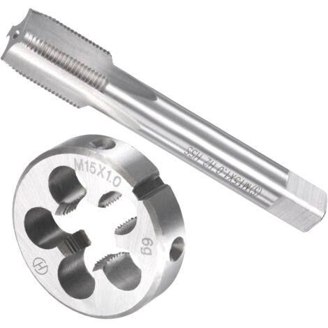 Set di maschi e filiere, filettatura M15 x 1, kit di utensili per ...