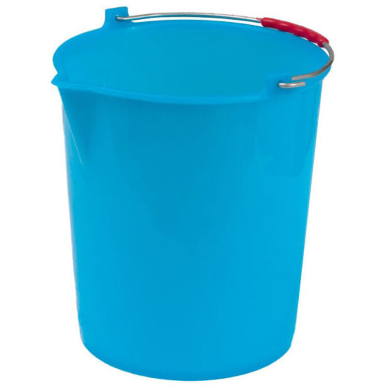 Cubeta de polietileno azul con pico L 6