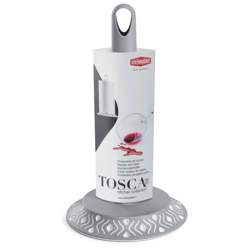 Porta rollo vertical Tosca gris 17 H 30 Stefanpl