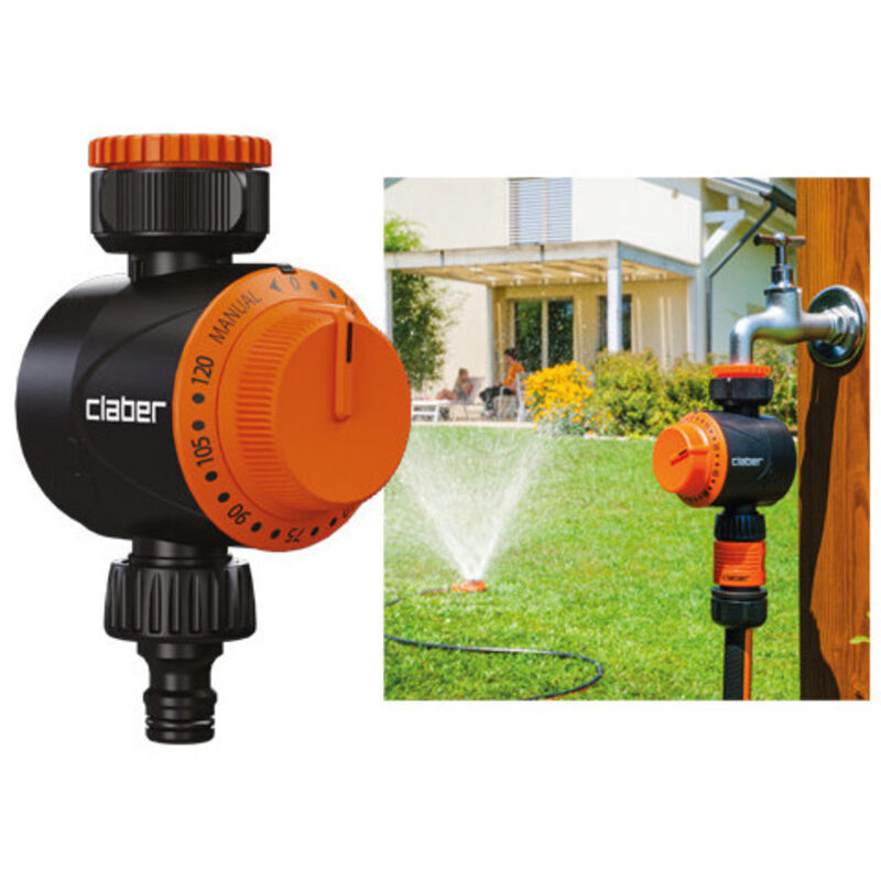 Programador Claber Timer Mecánico – temporizador mecánico para grifo de ...