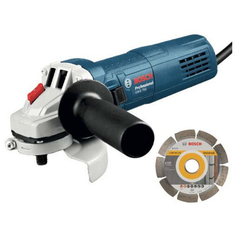 Amoladora Bosch 750W. Gws 750 C/disco