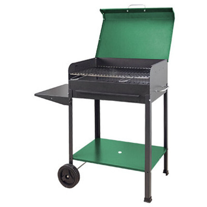 Barbacoa de carbón Karry Cart 65 – Parrilla de 60 cm – Carro con ruedas ...