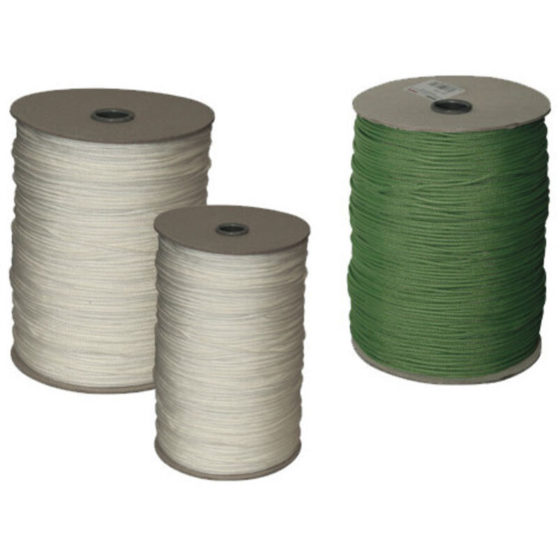 Cordón blanco para persianas venecianas – rollo de 500 m
