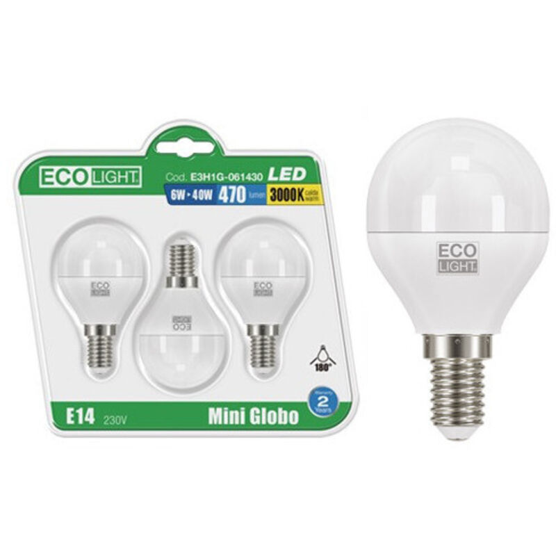 Bombillas LED E14 metálicas 8 W 3 unidades – Elegancia y luminosidad ...