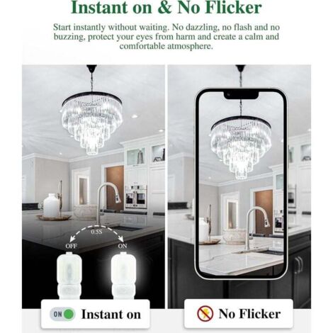 Lampadina LED G9, 3W equivalente a una lampada alogena da 30W, bianco ...