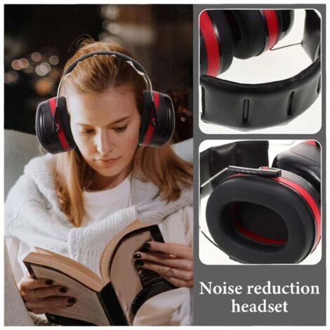 Cuffie antirumore con imbottitura in spugna in PVC, riduzione del ...