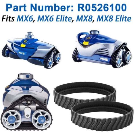 [NON UTILIZZATO]2 cingoli adattabili per Zodiac MX6 MX8 MX9, pneumatici ...