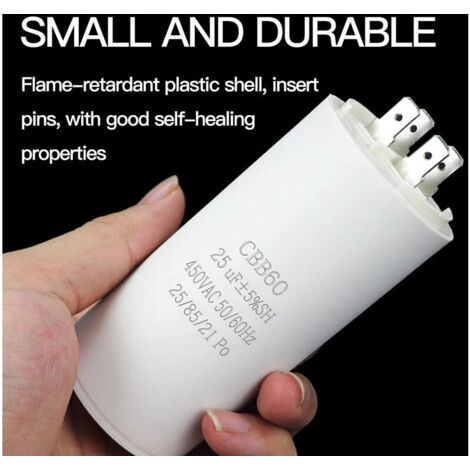 [NUNCA USADO] Condensador de arranque CBB60 de 25 uf, condensador de ...