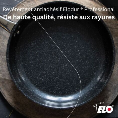 Lot de 2 poêles Elo Profi Therm Platinum 24 32 cm et faitout 14 cm ...