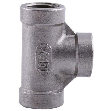 Rohrverschraubung, 3-Wege-Schnellverbinder, Edelstahl-T-Stück, 1/4 Zoll ...