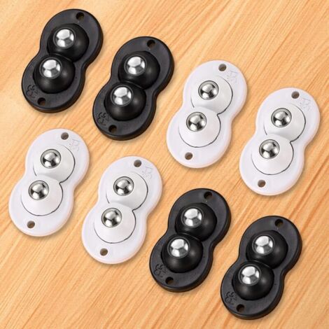 Kleine Rolle, 8 Stück selbstklebende Mini-Lenkrollen, kleine Lenkrollen ...