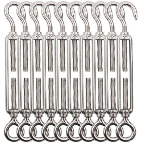 [NIEMALS VERWENDET] 10 Stück M5 Haken-Kabelspanner (Hakenöse ...