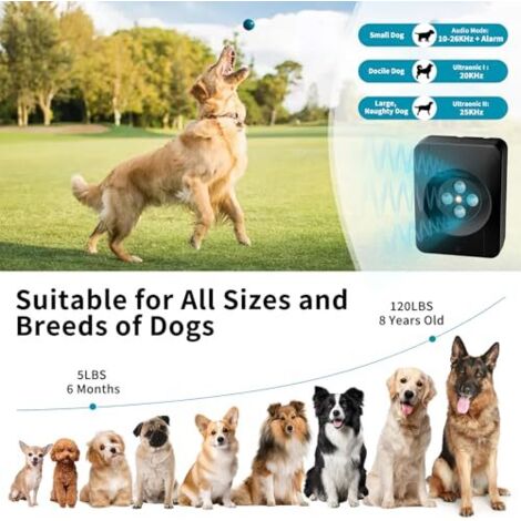 [NIEMALS VERWENDET] Anti-Bell-Hund, 17,7 m, Anti-Bell-Hund, Ultraschall ...