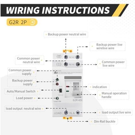 [NIEMALS VERWENDET] 2P 63A 220V ATS Dual Power Automatischer ...