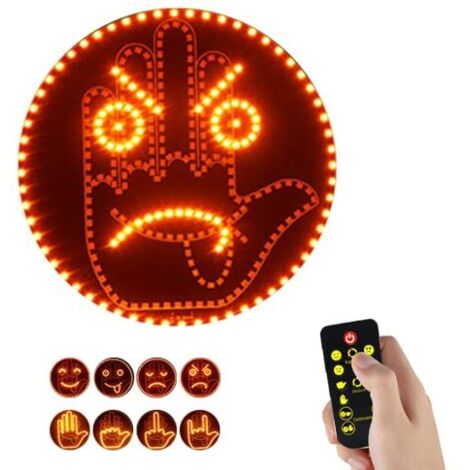 Auto Finger Licht und Ausdruck Zeichen Licht, Finger Licht Hand Geste ...