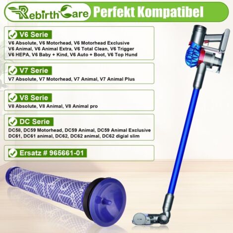 Filter für Dyson V6 V7 V8 DC58 DC59 DC61 DC62 SV09 Ersatz ...