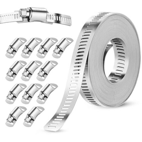 Fascette stringitubo in acciaio inox, fascette stringitubo 5M Fascette ...