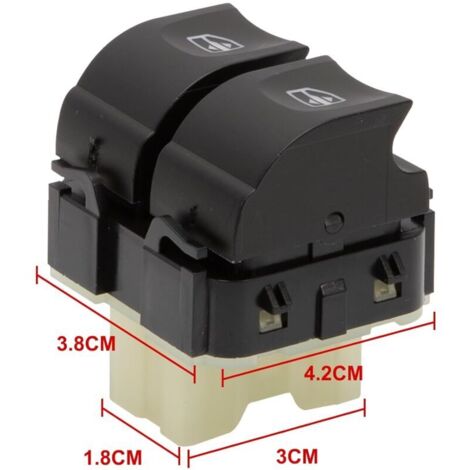 Botón de interruptor de ventana para Clio 4 254118044R Interruptor de ...