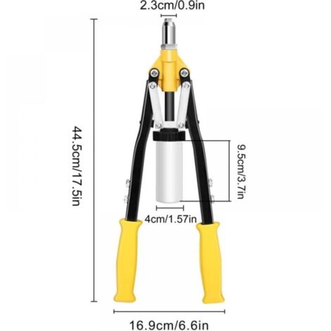 Alicates remachadores profesionales con 6 puntas para remaches ciegos ...