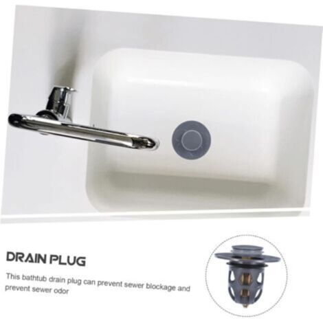 Tapón de desagüe universal para fregadero con panel de presión ...