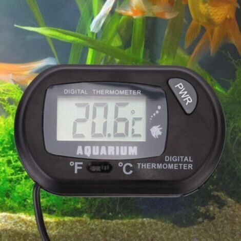 Termómetro digital LCD de -50 a 70 ℃ para agua, ideal para acuarios ...