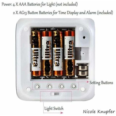 Reloj despertador de caballo - Alarma de animales - LED - Con luz ...