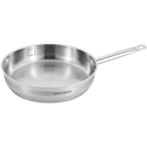 Gam'Hotel - Poêle inox 32x6,5cm induction