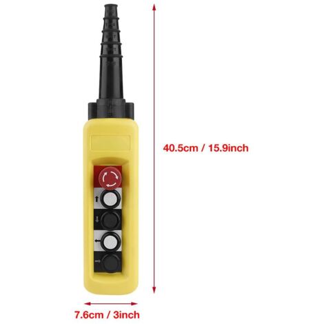 XACA4713 Kranhebezeug-Steuerschalter – Hängesteuerung, Druckknopf, Not ...