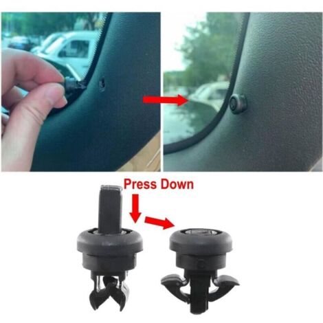 4x Kofferraum-Paketregal-Clip 79916JD00A, 7705099001 8200675047 ...
