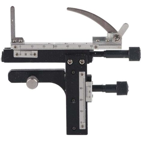 Calibro per microscopio con piano meccanico regolabile e piano mobile ...