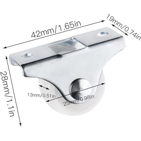 8 ruedas pequeñas para muebles, mini ruedas direccionales para muebles ...
