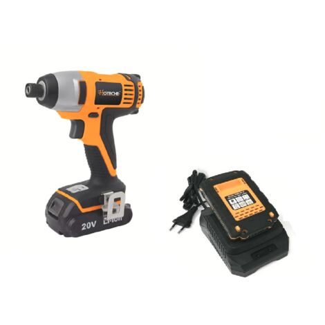 AVVITATORE PORTA INSERTI TRAPANO 1/4" AVVITA SVITA 20 V 2 BATTERIA ...
